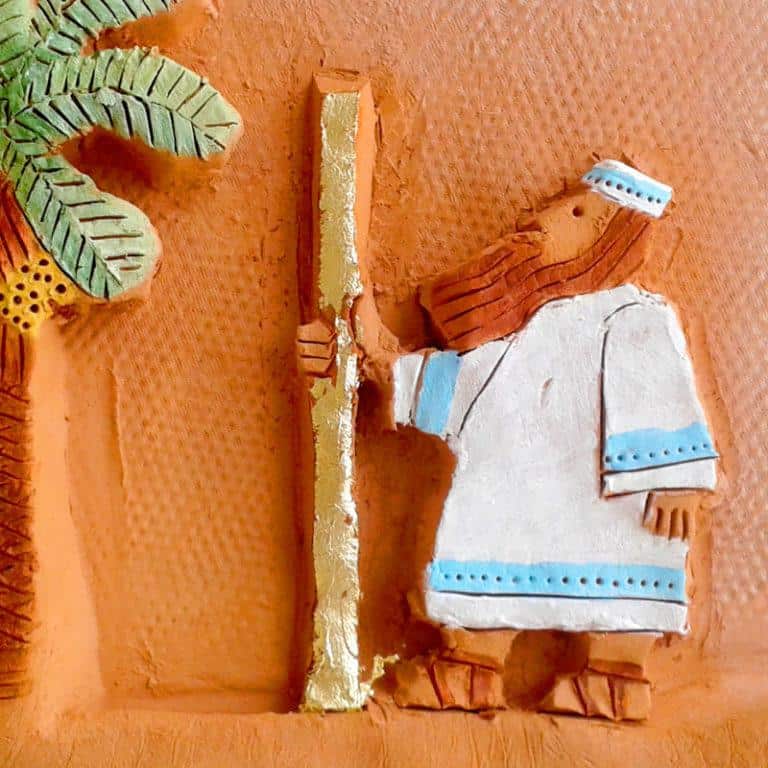 Biblical art work: 16. Parshat Beshalach - by