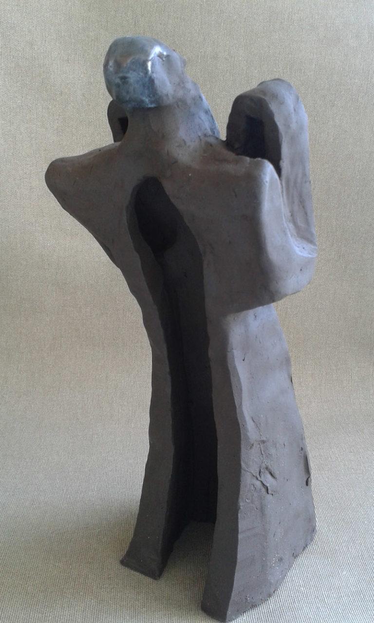 Israeli sculpture: Moses, Biblical patriarch portrayed in ceramic art