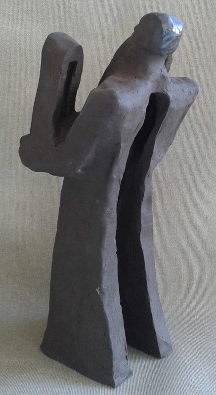 Israeli sculpture: Moses, Biblical patriarch portrayed in ceramic art