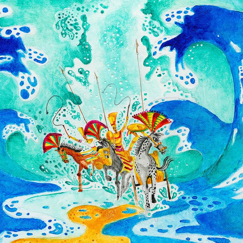 Old Testament Biblical art - Original artwork by Darius Gilmont