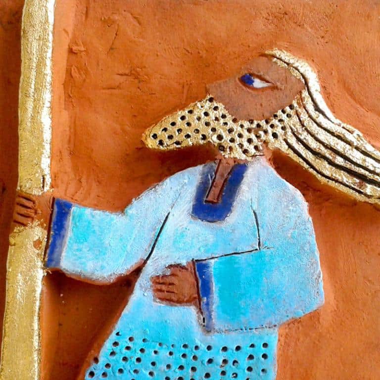 Biblical art work: 16. Parshat Beshalach - by